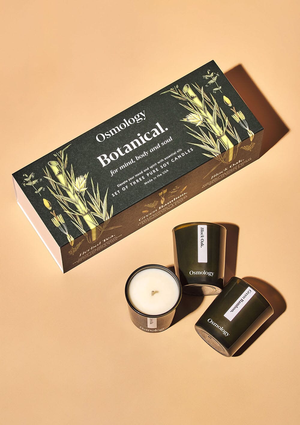 Botanical Green Votive Gift Set | Osmology
